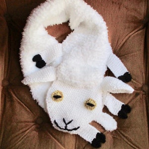 Sheep Scarf - KNITTING PATTERN - Pdf File by Automatic Download - Etsy
