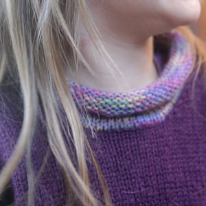 Childrens Roll-neck Sweater - KNITTING PATTERN - Pdf File by Automatic ...