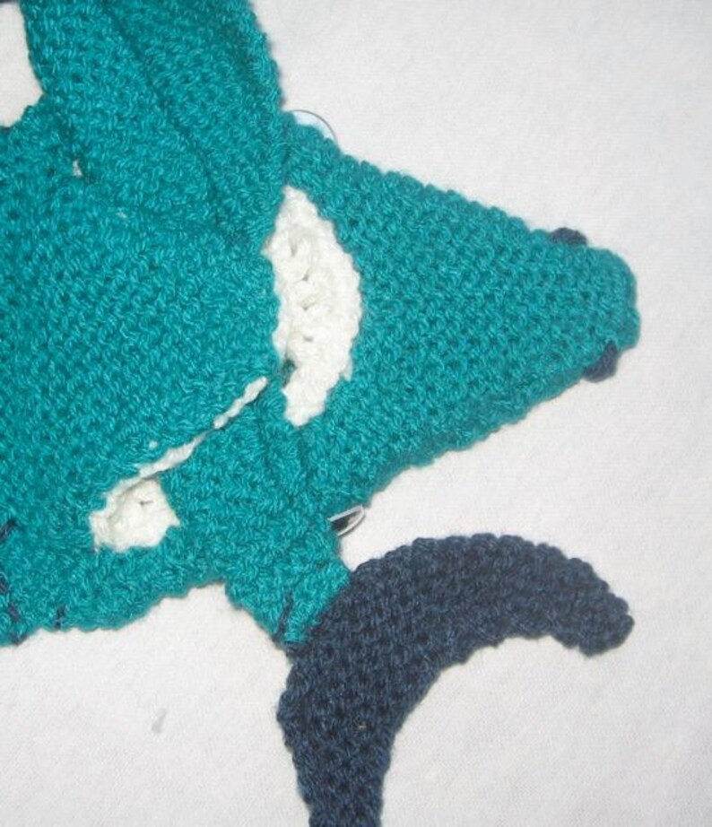 Shark Scarf - KNITTING PATTERN – Pdf File by Automatic Download - Etsy UK