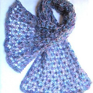 Lace Matrix Scarf - KNITTING PATTERN - Pdf File by Automatic Download ...