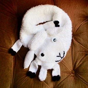 Sheep Scarf - KNITTING PATTERN - Pdf File by Automatic Download - Etsy