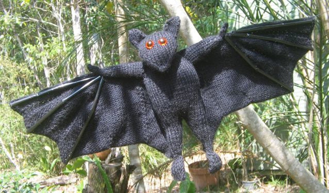Toy Bat - KNITTING PATTERN – Pdf File by Automatic Download. - Etsy