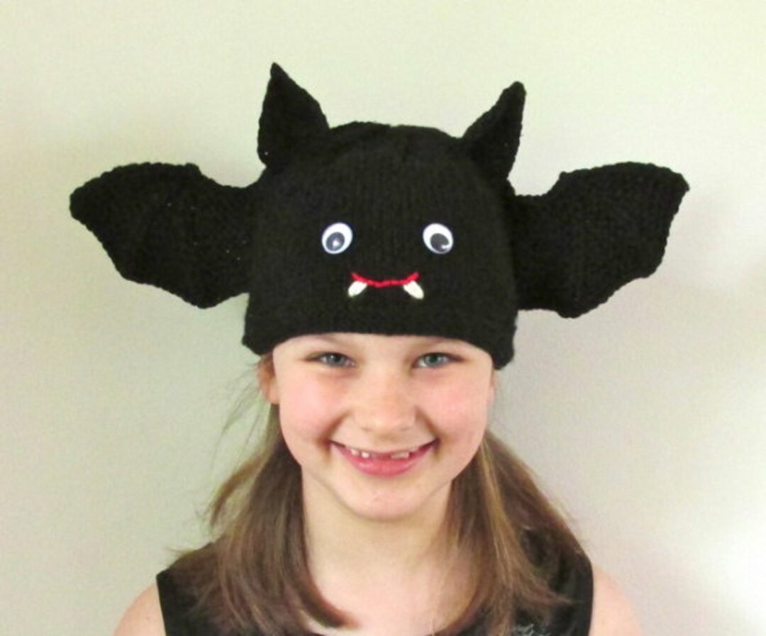 Spider and Bat Hats - KNITTING PATTERN - Pdf File by Automatic Download ...