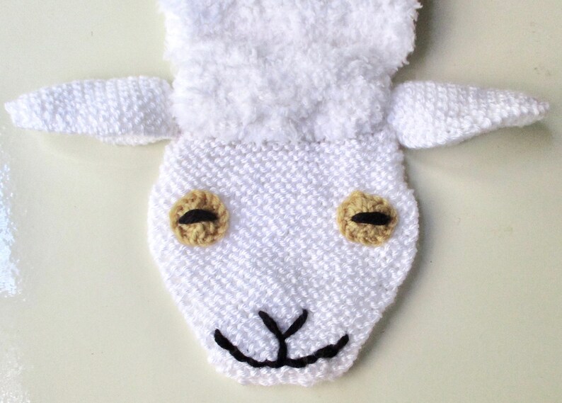 Sheep Scarf - KNITTING PATTERN - Pdf File by Automatic Download - Etsy