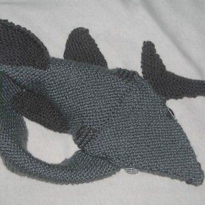 Shark Scarf - KNITTING PATTERN – Pdf File by Automatic Download - Etsy