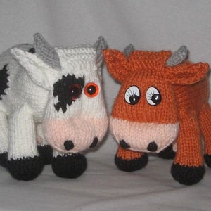 Toy Cow - KNITTING PATTERN – Pdf File by Automatic Download - Etsy