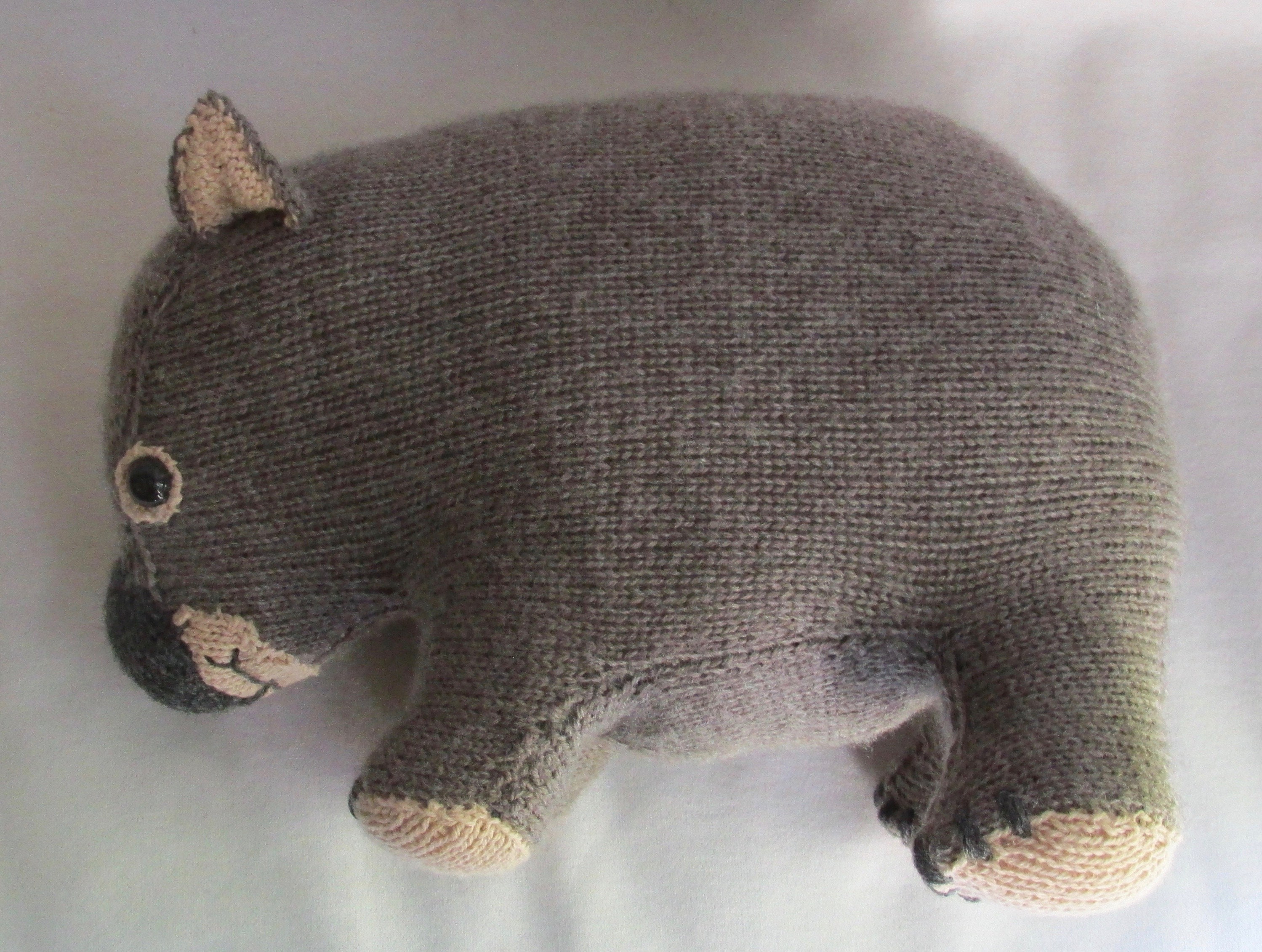 Toy Wombat - KNITTING PATTERN – Pdf File by Automatic Download. - Etsy