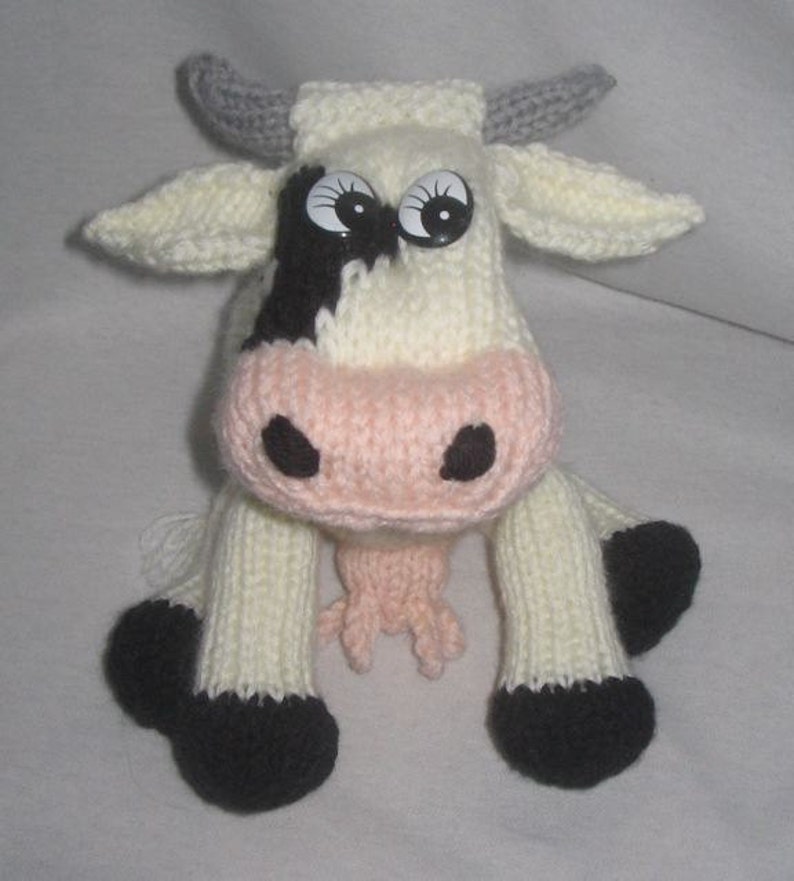 Toy Cow KNITTING PATTERN Pdf File by Automatic Download - Etsy UK