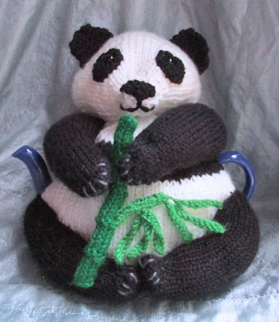 Panda Tea Cosy and Toy KNITTING PATTERN Pdf File by | Etsy