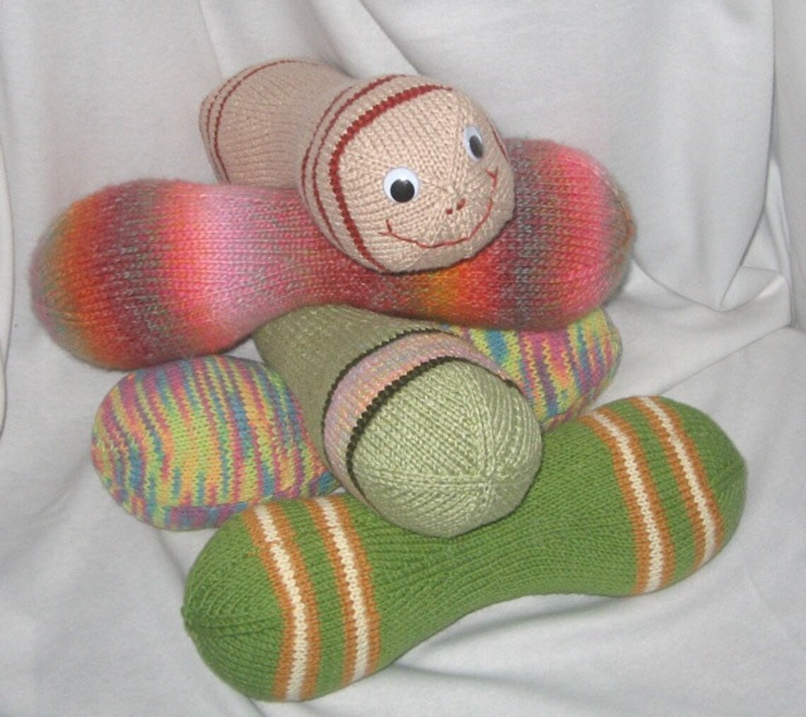 Peanut Neck Pillow - KNITTING PATTERN - Pdf File by Automatic Download ...