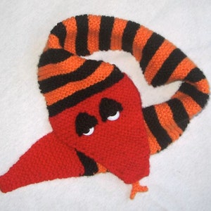 Snake Scarf - KNITTING PATTERN - Pdf File by Automatic Download - Etsy