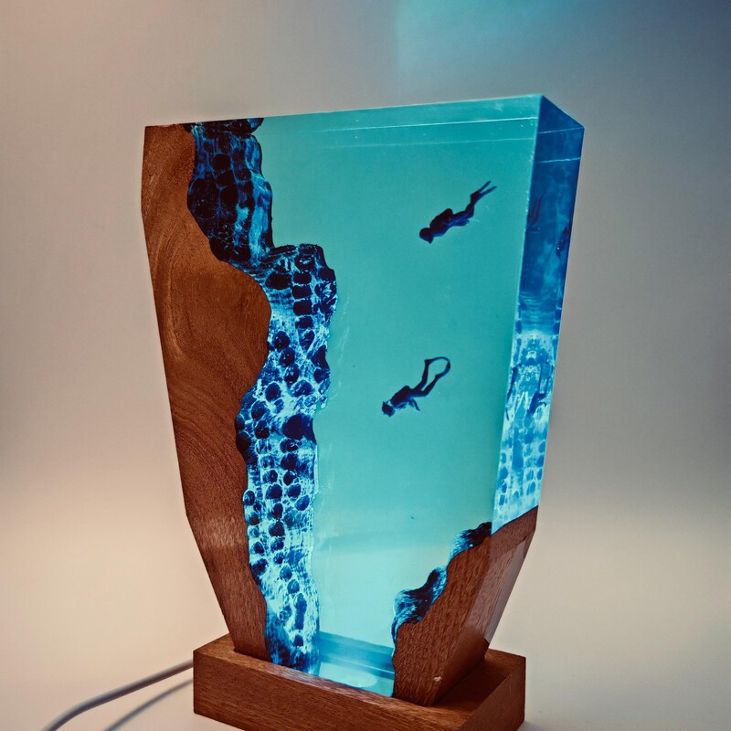 Dive Scene in Resin - Etsy