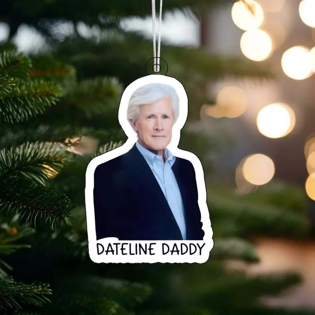 Funny Memes Keith Morrison Christmas Ornament, True Crime Keith ...