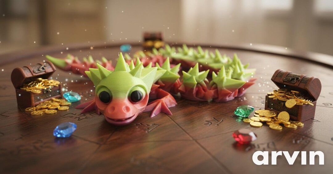 Vute Little Dino Articulated. - Etsy