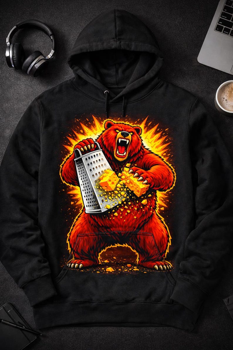 Angry Bear Cheese Grater PNG | Funny Bear Digital Download | Animal ...