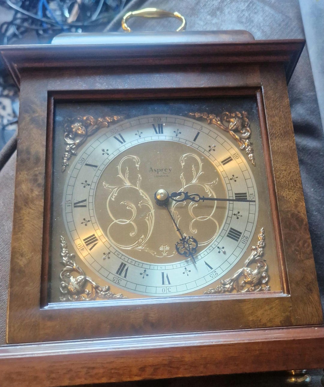 Asprey and Garrard London Vintage Mantel Clock - Etsy