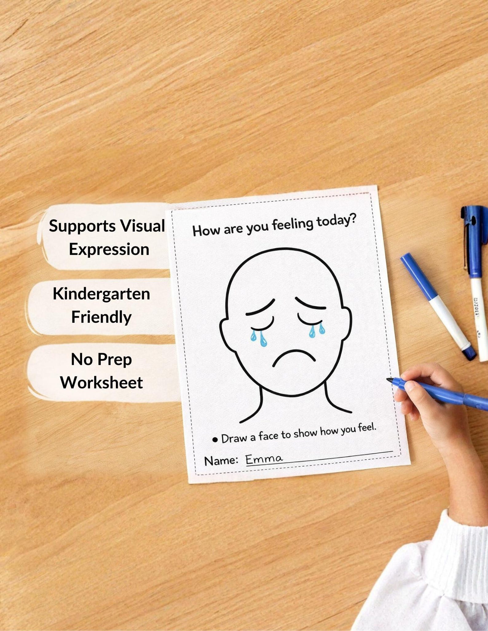 How Are You Feeling Today? | Feelings Check-in Worksheet | Draw the ...