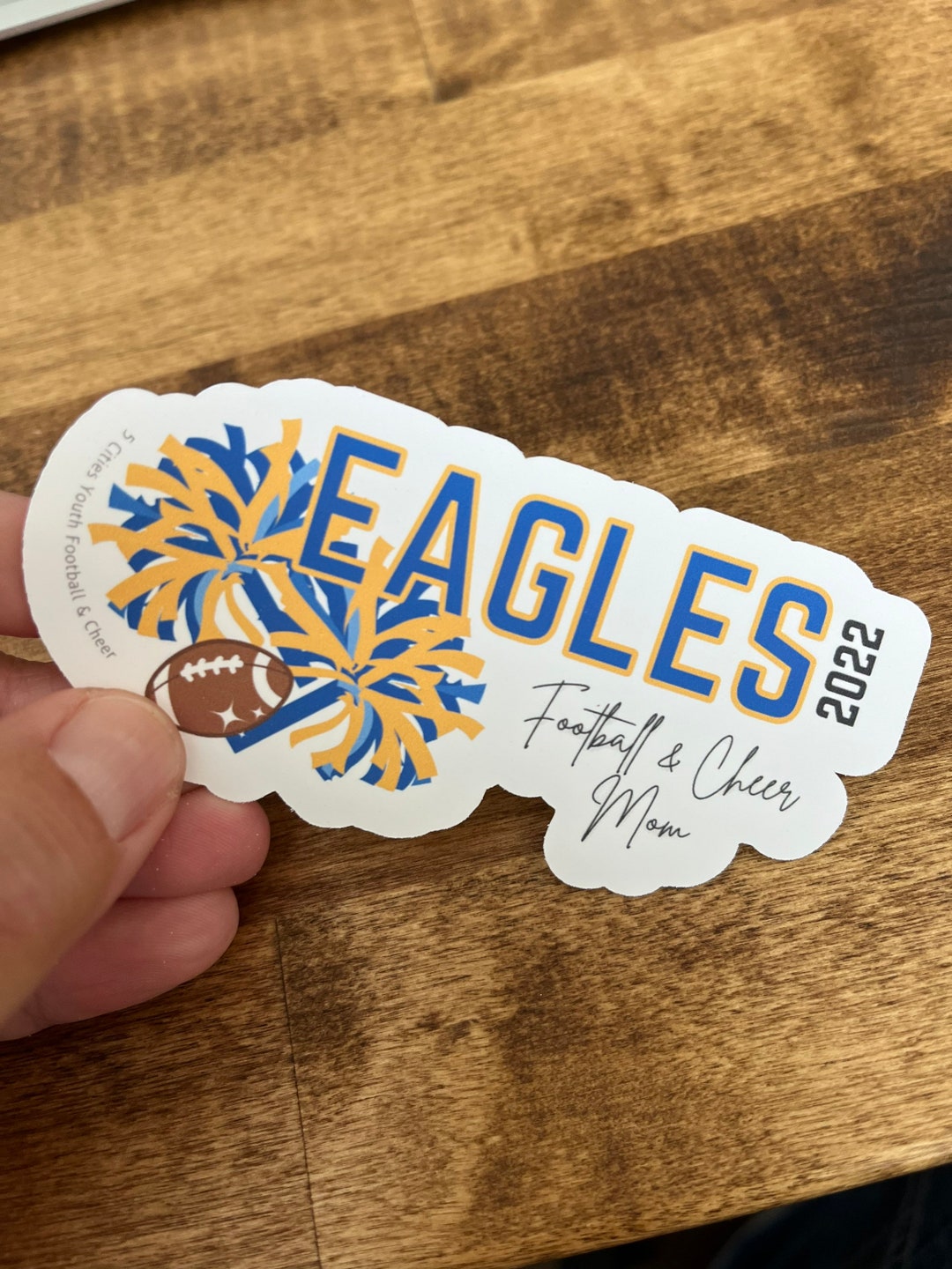 Football and Cheer Mom Sticker Bundle, Custom Stickers! Water Bottle ...