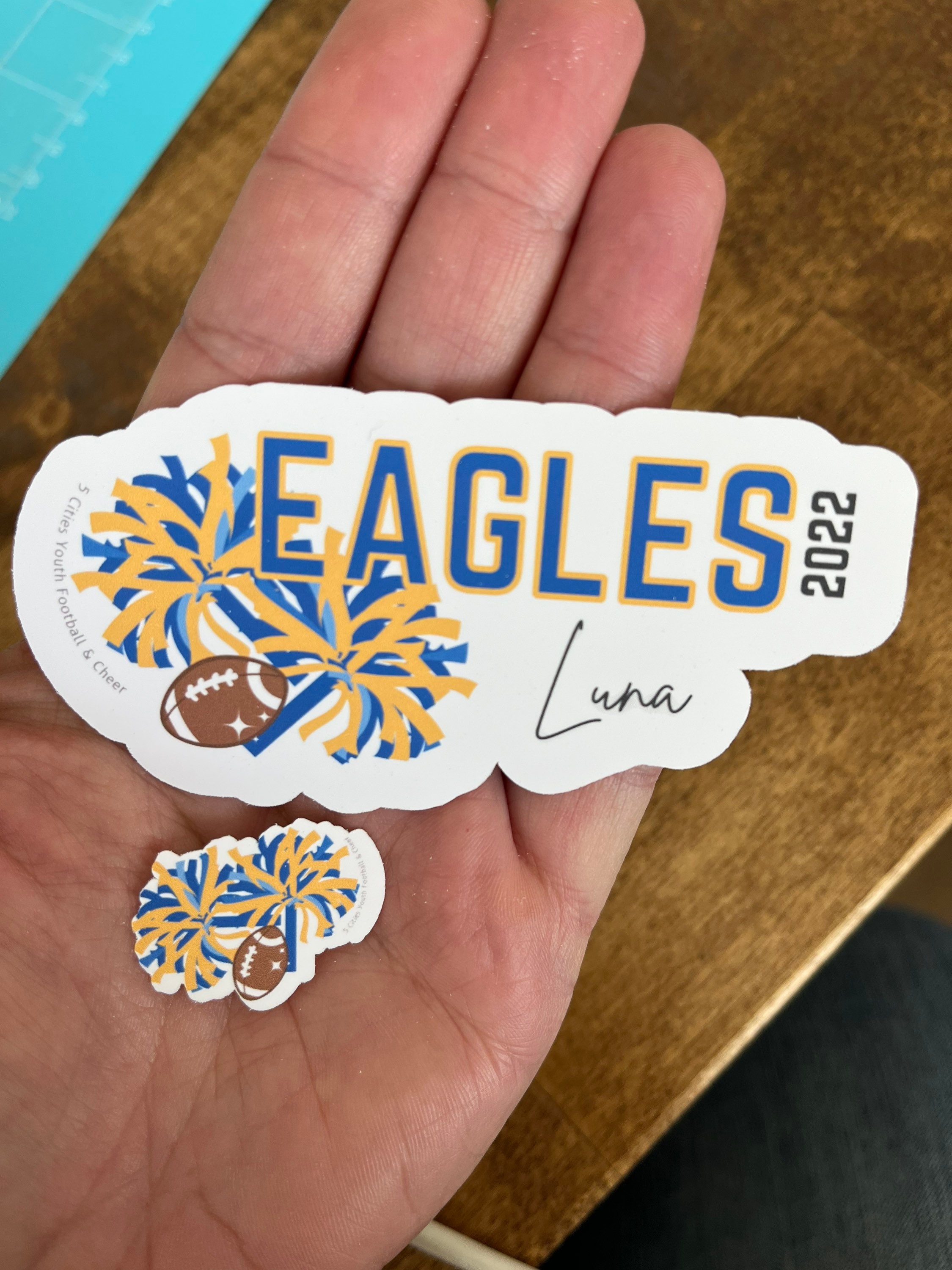 Cheer Sticker Bundle Custom Stickers Water Bottle Stickers - Etsy