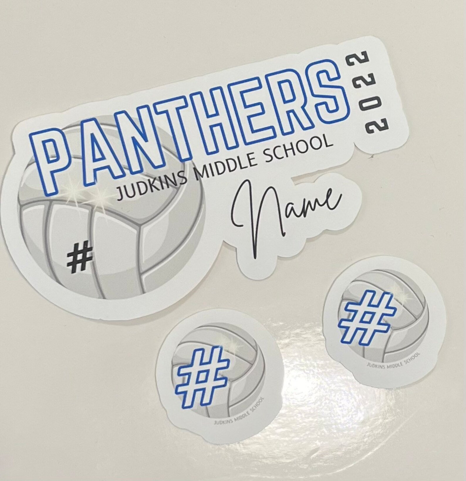 Volleyball Sticker Bundle, Custom Stickers Water Bottle Stickers, Team ...