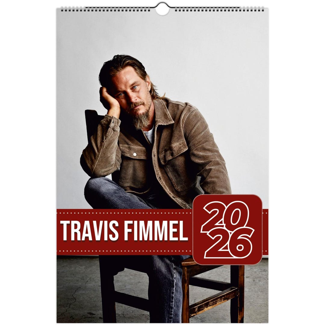 Travis Fimmel 2026 Wall Calendar – Charismatic Actor & Model ...