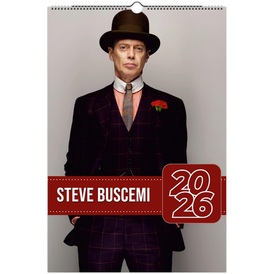 Steve Buscemi 2026 Wall Calendar – Iconic Actor Collectible, Premium ...