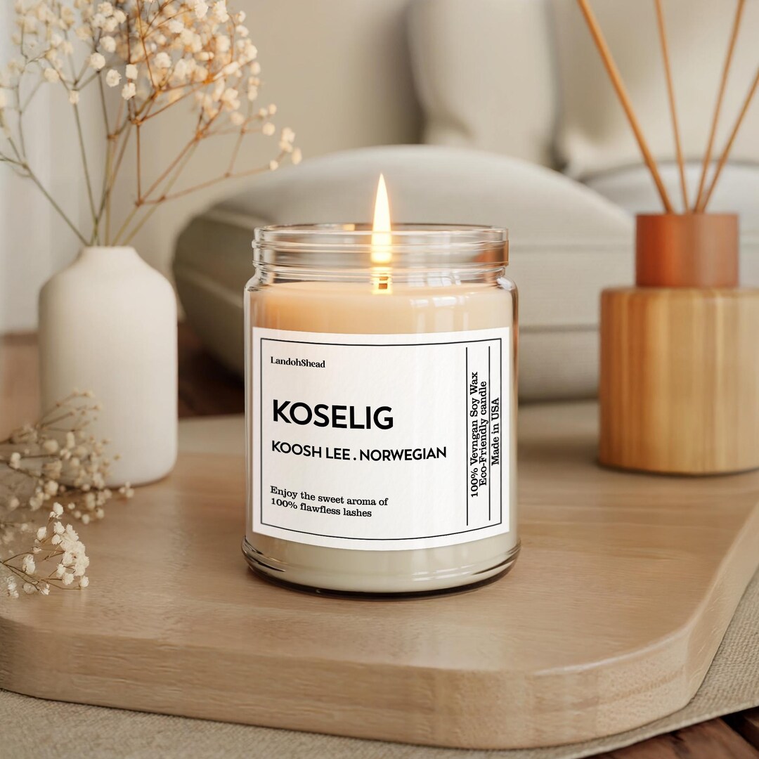 Koselig Definition Candle – Scandinavian Gift With Norwegian Meaning ...
