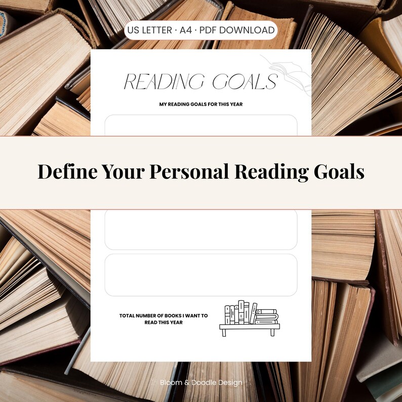 Reading Challenge & Book Series Tracker Mini Bundle | Gamified Reading ...