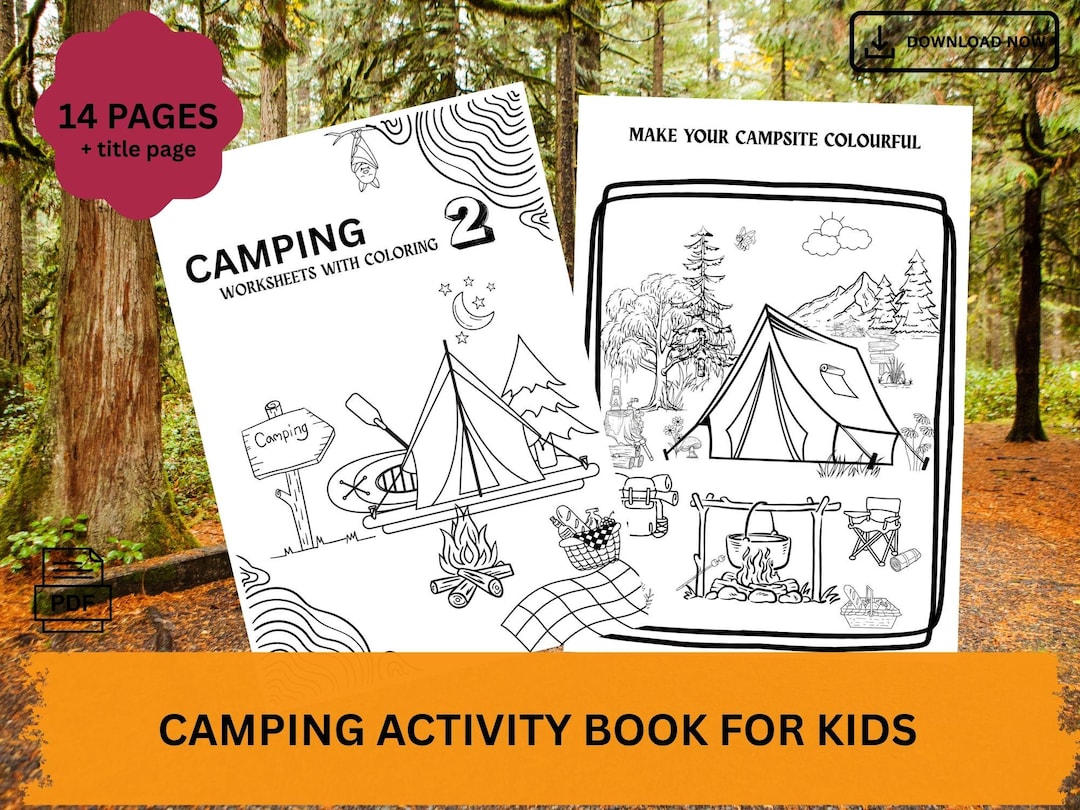 Camping Activity Book for Kids: Wilderness Skills, Outdoor Games (PDF ...
