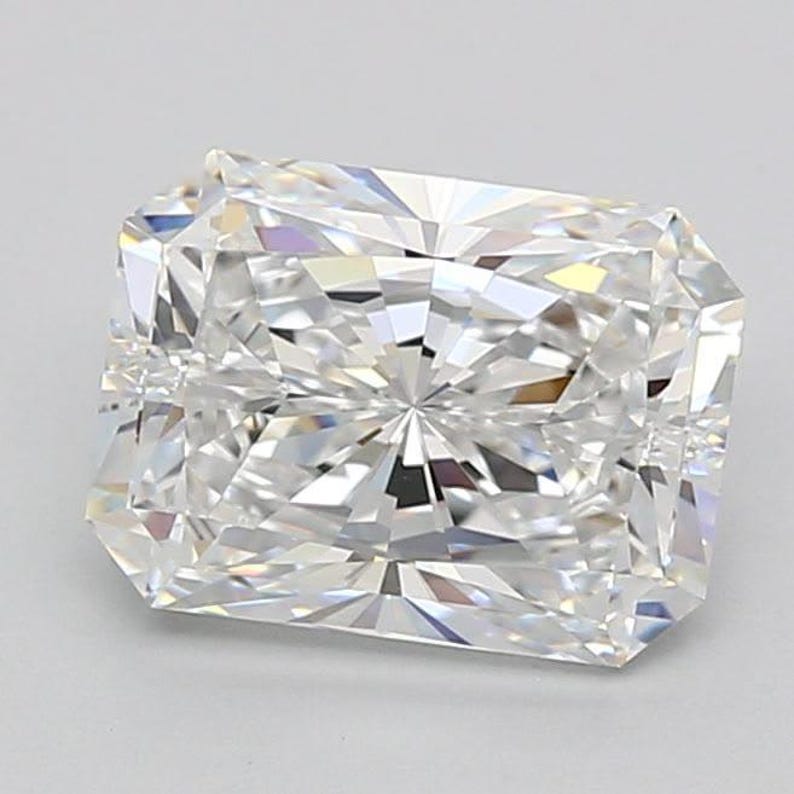 2.3 Carat Radiant Cut Lab Diamond: D Color VVS, 9x7mm Loose Gemstone - Etsy