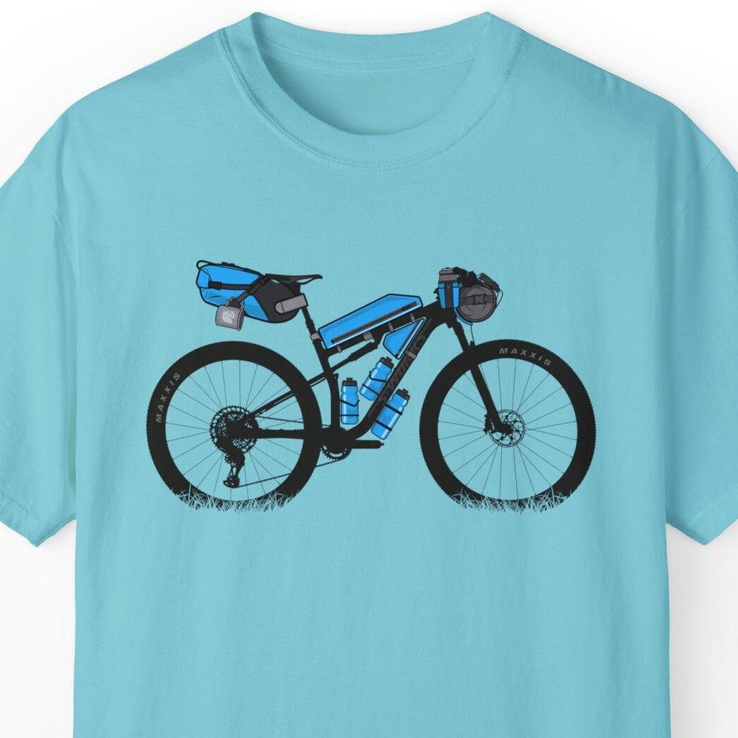 Bikepacking MTB T Shirt, Bike Riding, Bike Packing, Bikepacking ...