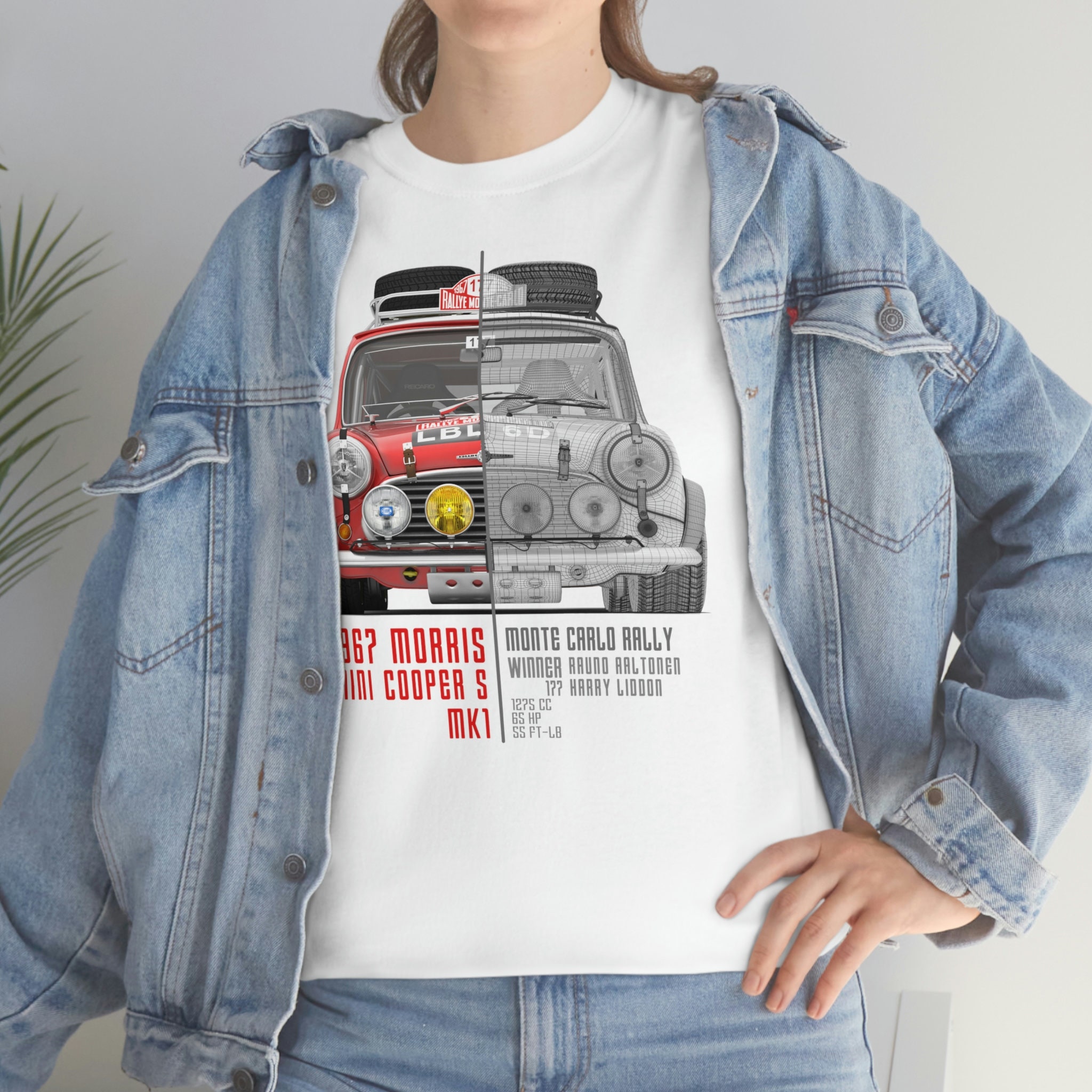 1967 Morris Mini Cooper S Monte Carlo Rally Winner Tshirt Shirt - Etsy