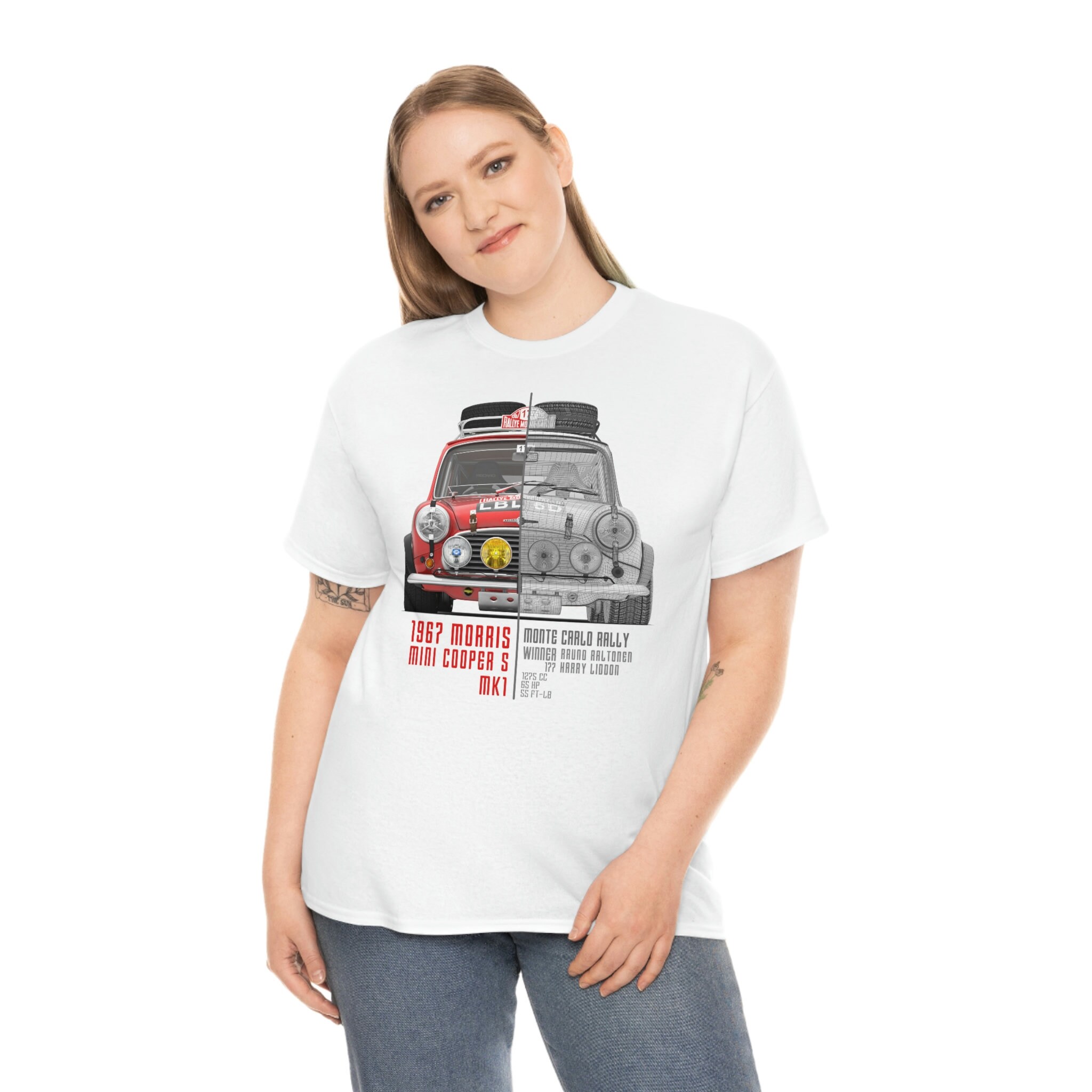 1967 Morris Mini Cooper S Monte Carlo Rally Winner Tshirt Shirt - Etsy