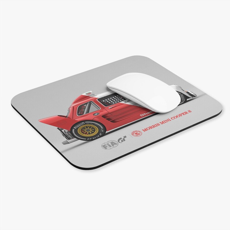 Vintage Mini Cooper GT Racer Concept Art Mouse Pad, Mouse, Car Lovers ...