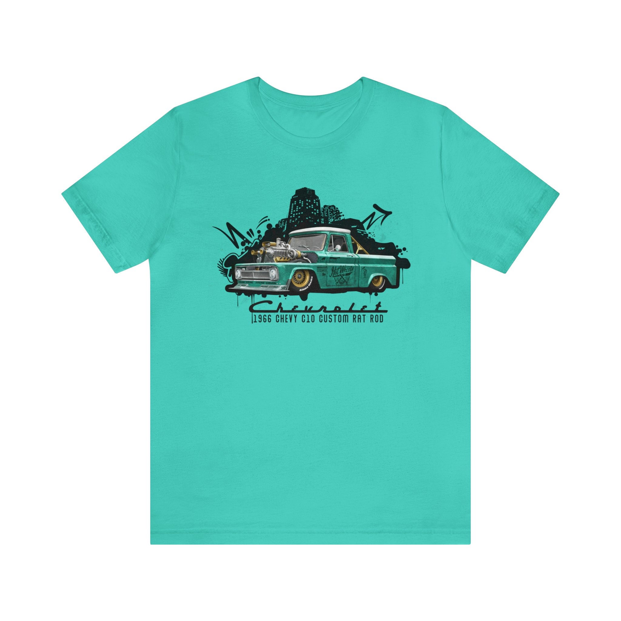 1966 Chevy C10 Custom Rat Rod T-shirts, Tee, Dad's Gift, Tshirt, Chevy ...