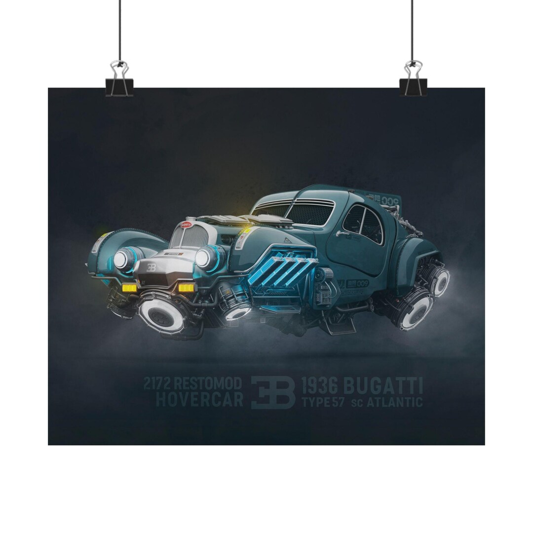 1936 Bugatti Type 57SC Atlantic, 24 Hours of Le Mans, Racing Car, Car ...