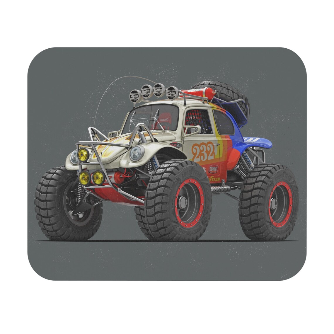 VW Beetle Baja, Vintage Beetle, Bug, off Road, Mouse Pad - Etsy
