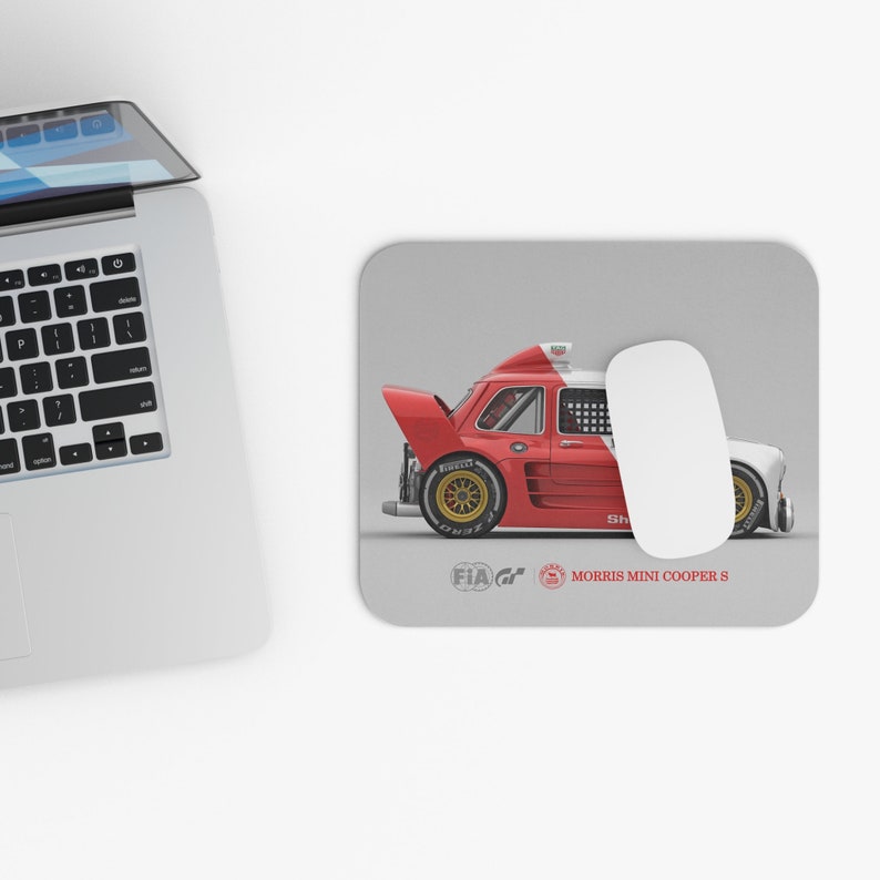 Vintage Mini Cooper GT Racer Concept Art Mouse Pad, Mouse, Car Lovers ...