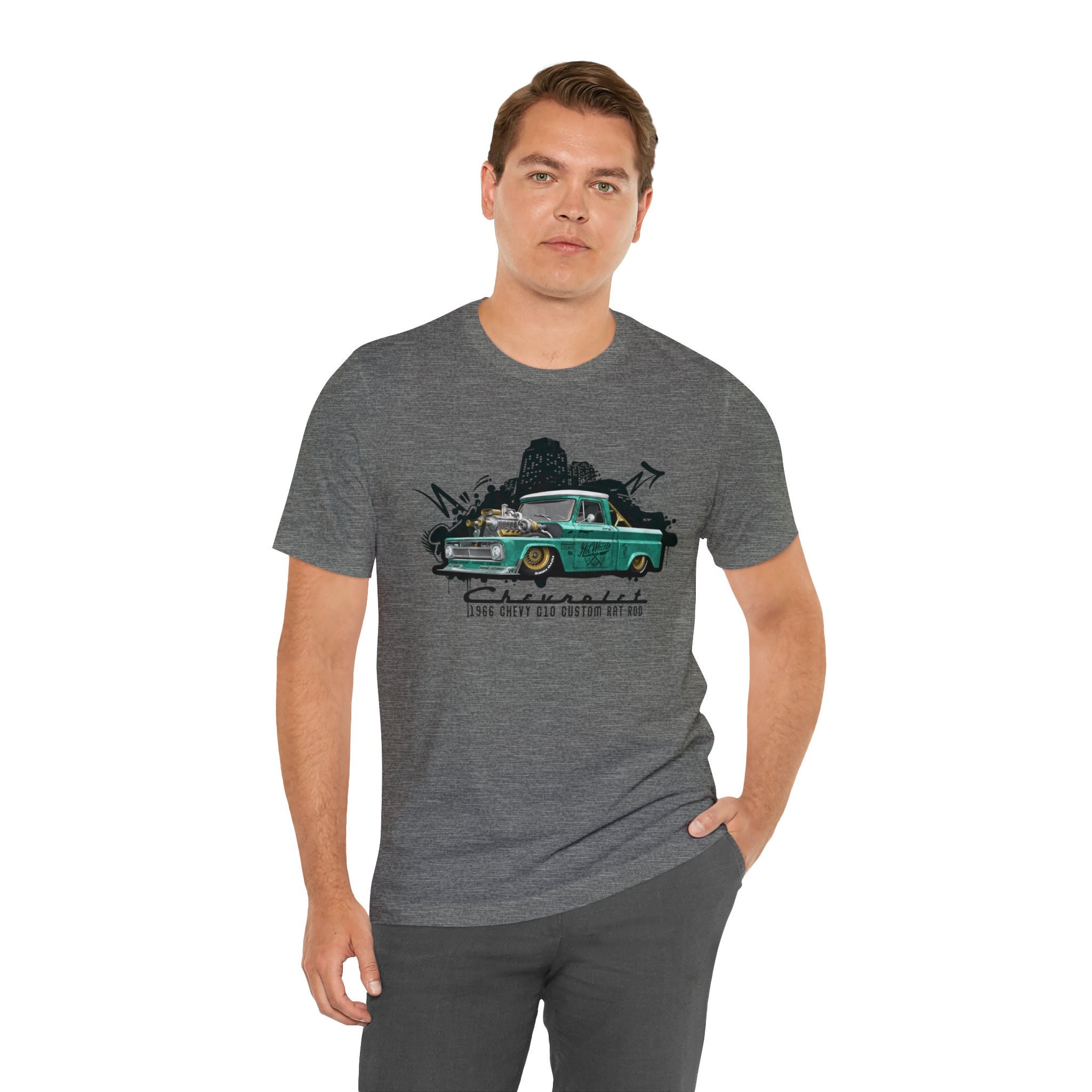 1966 Chevy C10 Custom Rat Rod T-shirts, Tee, Dad's Gift, Tshirt, Chevy ...