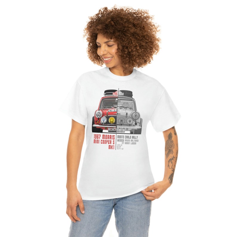 1967 Morris Mini Cooper S Monte Carlo Rally Winner Tshirt Shirt - Etsy