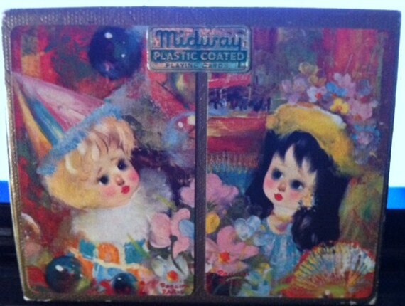 Vintage Santini Poncini Playing Cards by Midway//treasury | Etsy