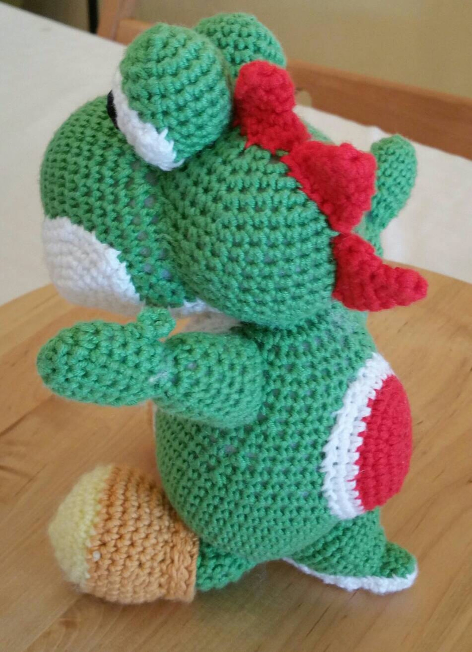 Amigurumi Yoshi Woolly World Plush Toy Etsy