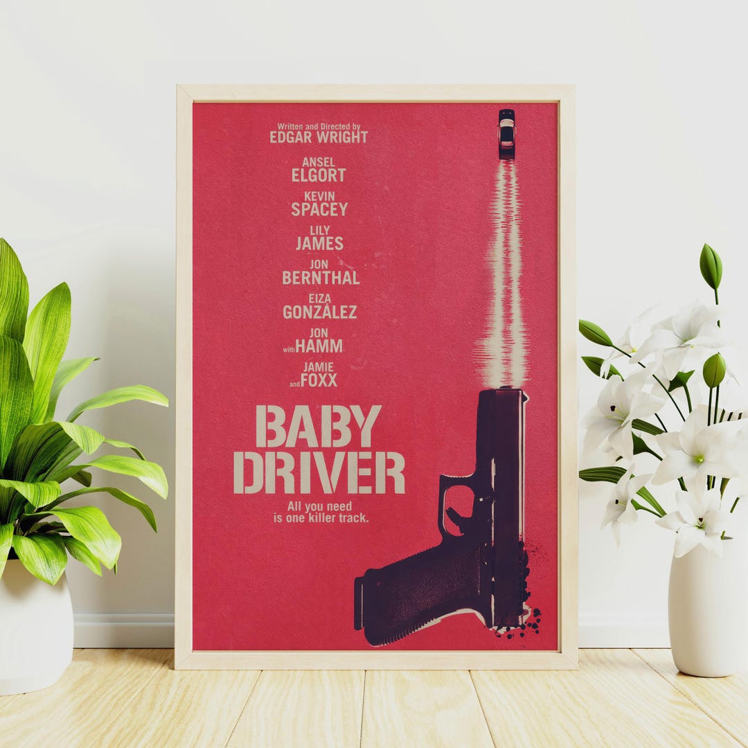 Baby Driver Movie Poster, Wall Decoration,canvas Poster,retro Poster ...