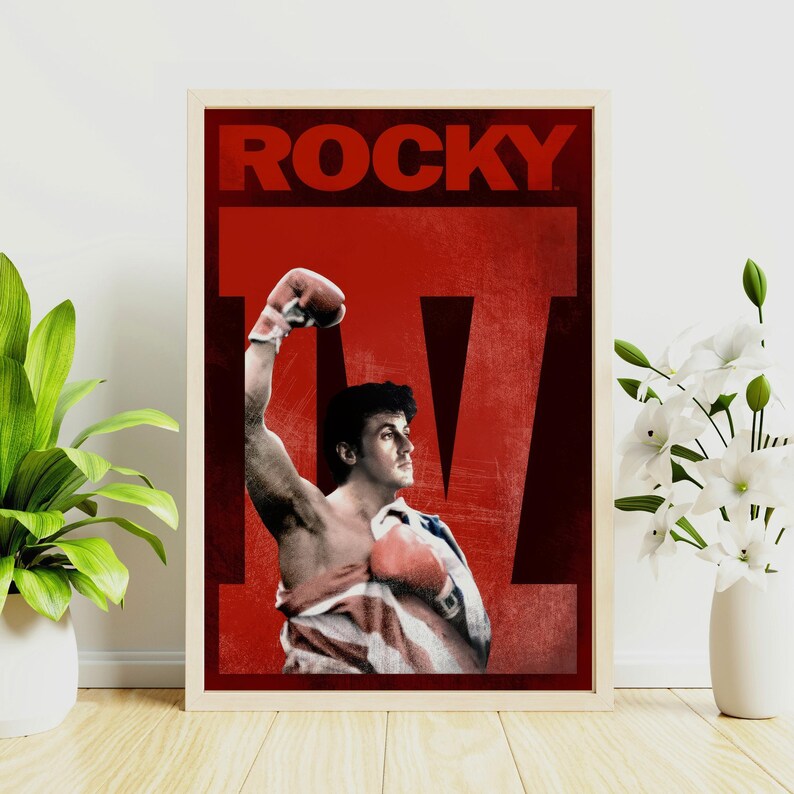 Rocky Movie Poster,canvas Poster,retro Poster,gifts Quality,wall Art ...