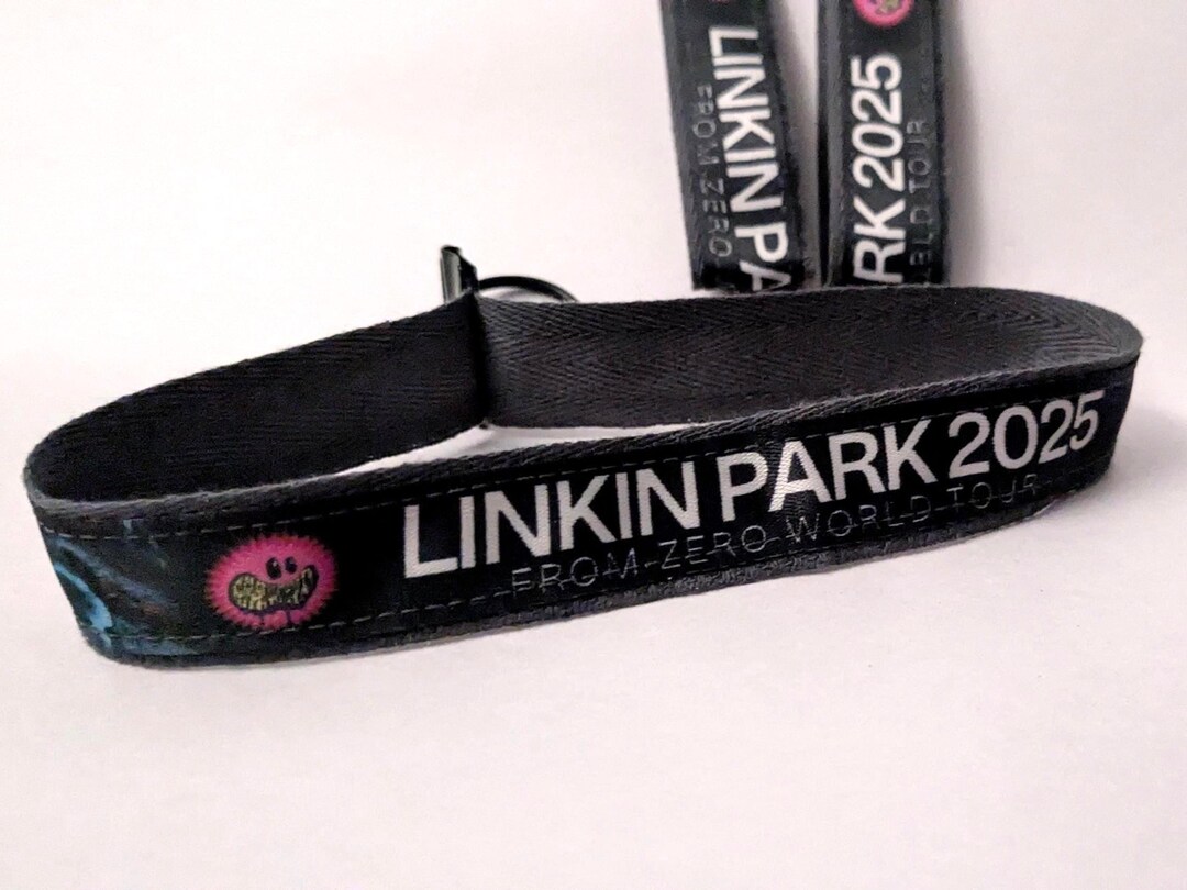 Linkin Park Lanyard From Zero World Tour Design • Lanyard for Fans ...