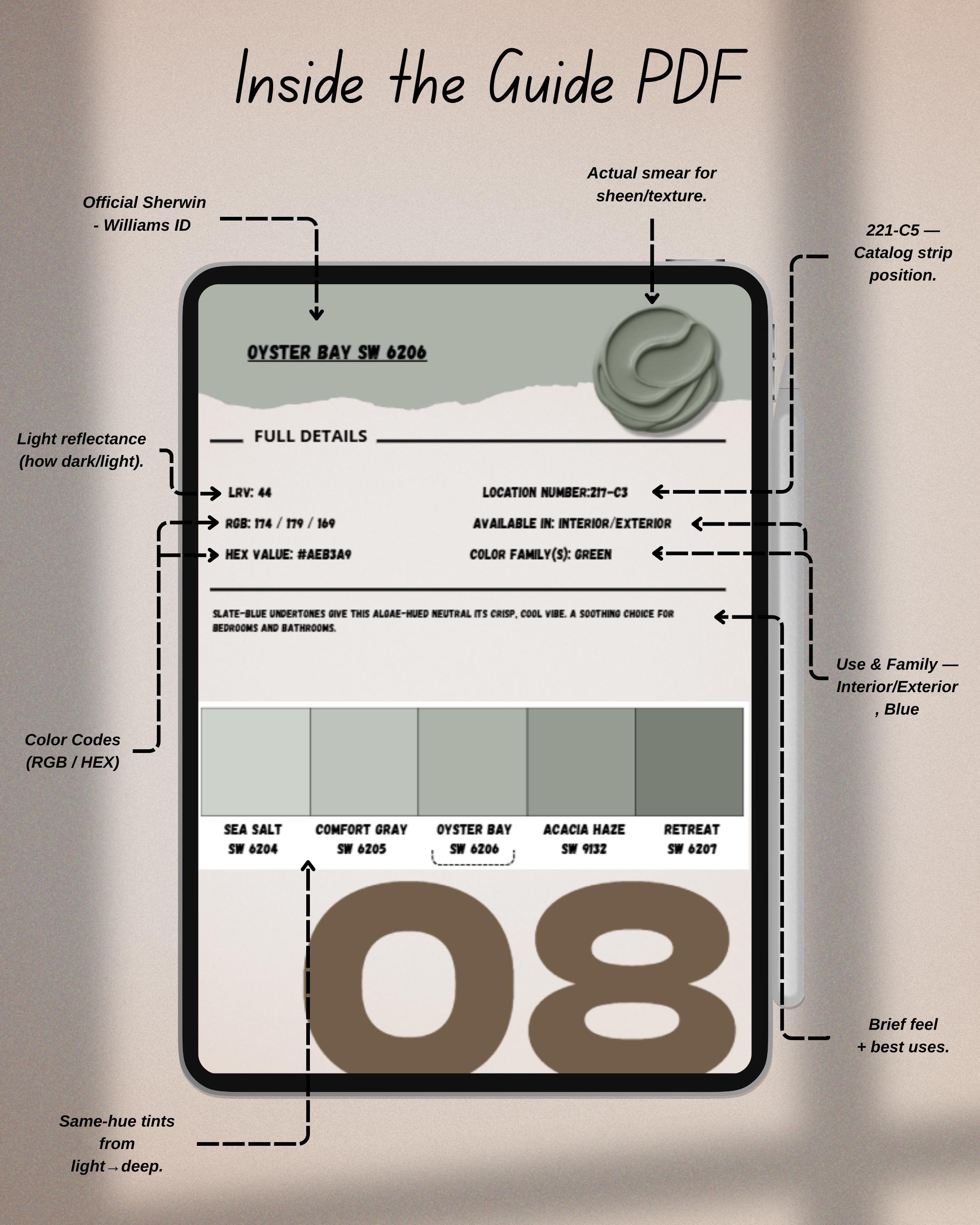 Sea Salt Sherwin-williams Palette – Coastal Paint Colors (digital ...