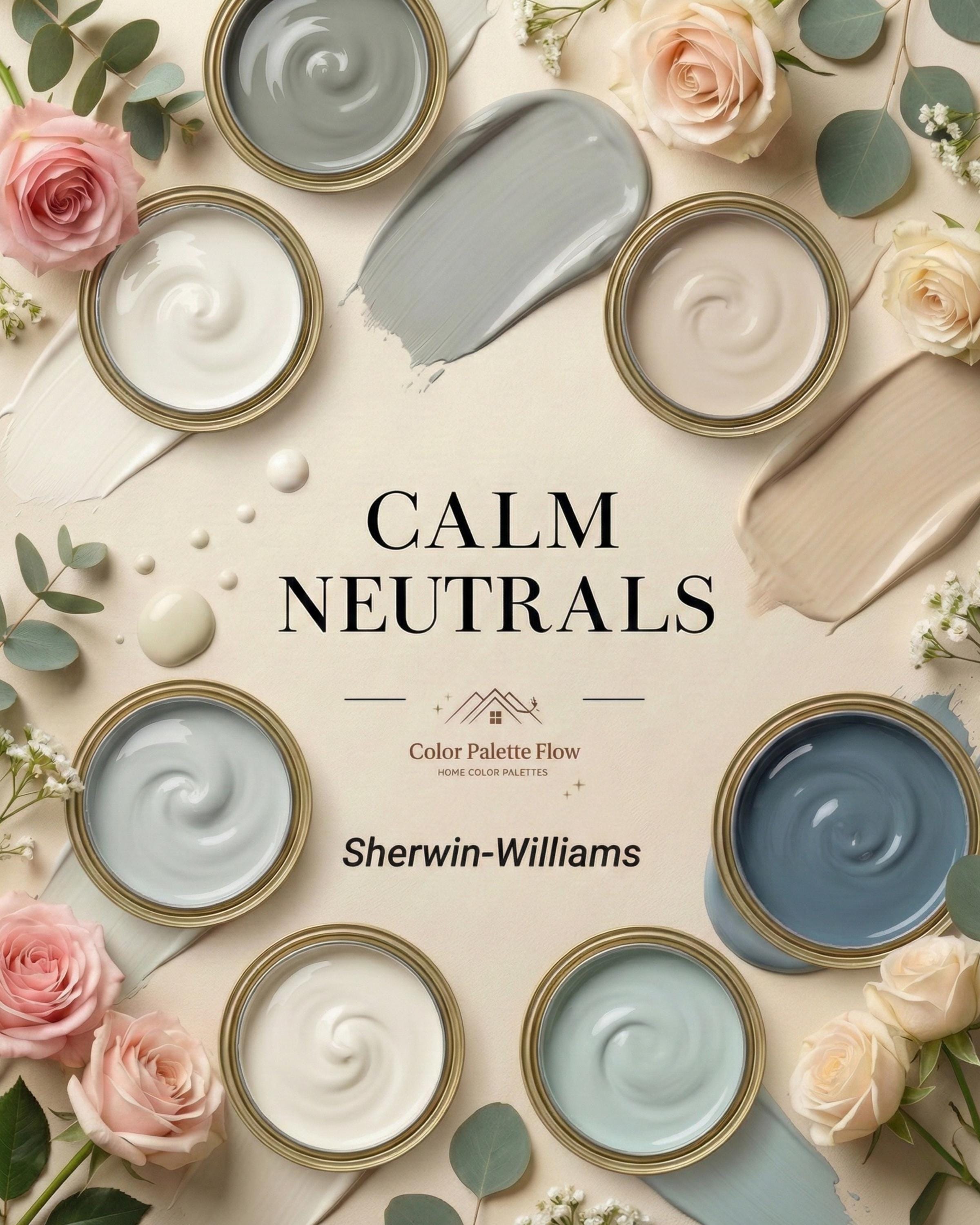Sherwin-williams Calm Neutrals Palette – Home Paint Guide (digital ...