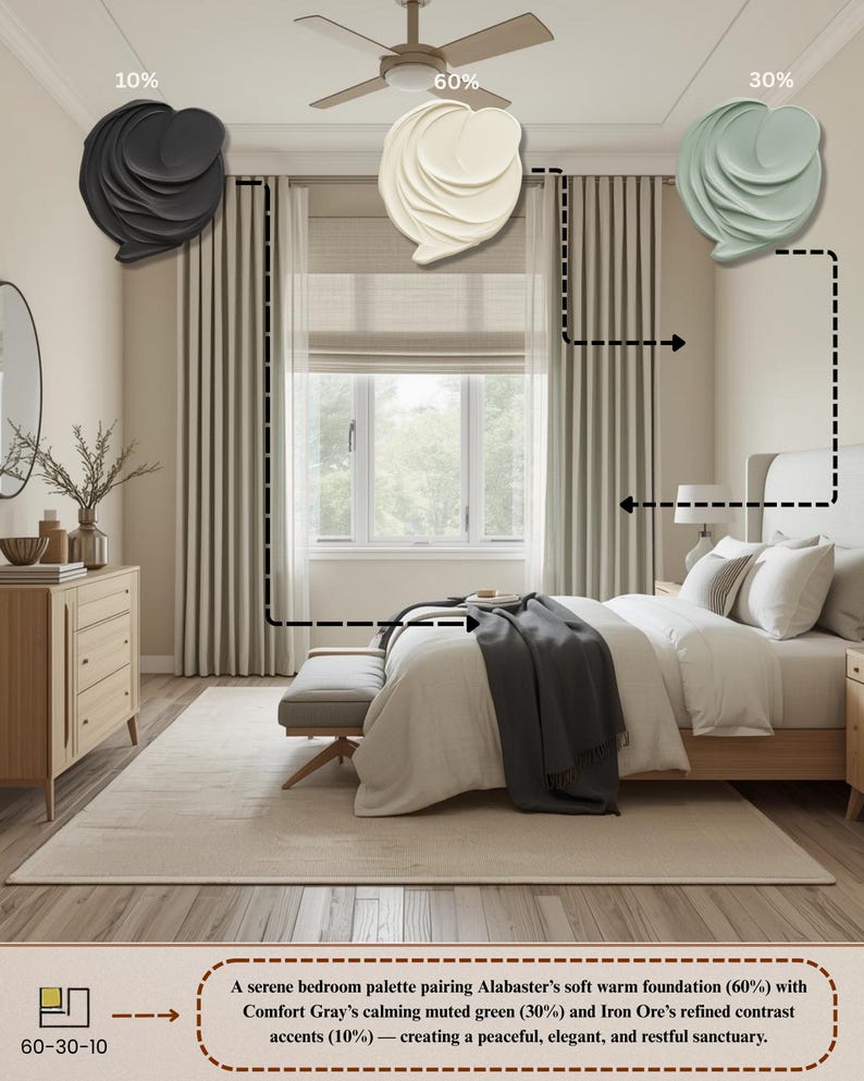 Farmhouse Paint Palette – Sherwin-williams, Rustic Neutrals (digital ...