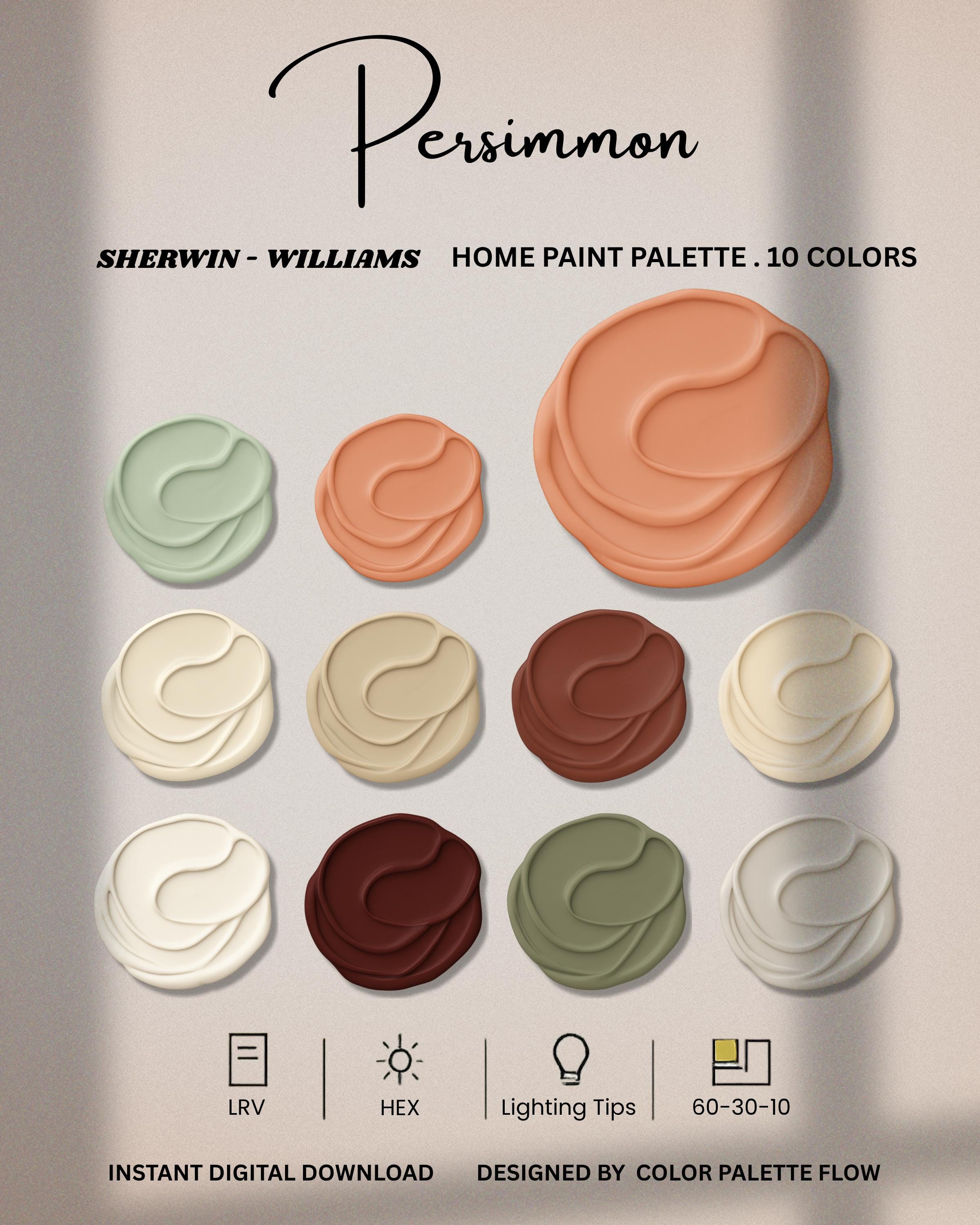 Persimmon Sherwin-williams Palette – Earthy Neutral Paint Guide ...