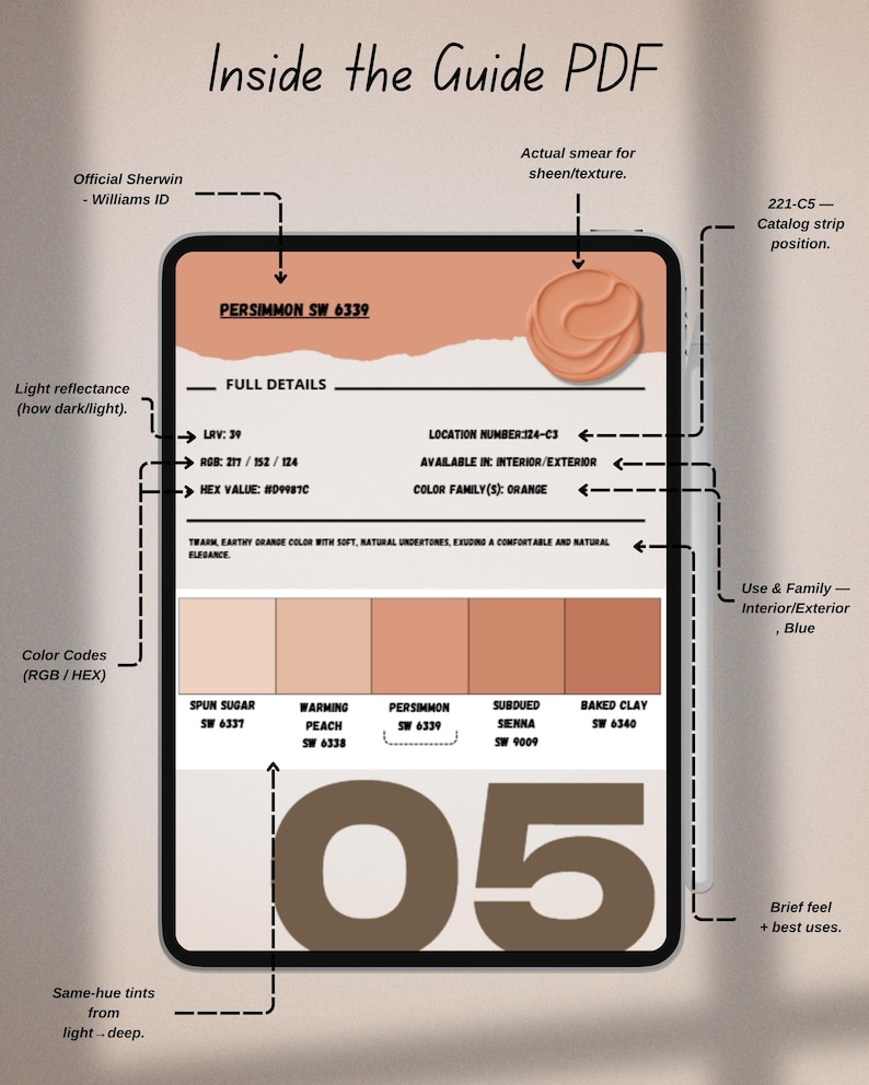 Persimmon Sherwin-williams Palette – Earthy Neutral Paint Guide ...